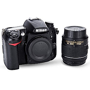 Rear Lens Cap & Body Cap Cover for Nikon F Mount Camera D3500 D3400 D3300 D3200 D3100 D3000 D7500 D7200 D7100 D5600 D5500 D5300 D5200 D5100 D5000 D780 D850 D810A D810 D750 D6 D5 D4s D4-3 Packs