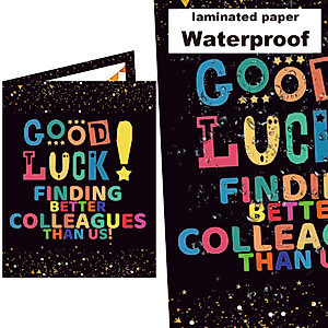 KMLIFE Farewell Jumbo Card, 22x14 Inches, Elegant Design, Inspirational Sentiment, Premium Quality, Perfect for Farewell Party