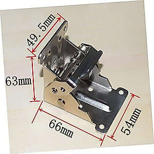 Holibanna 4pcs Shelf Bracket Right Angle Bracket l Brackets for Shelves Folding Legs for Table Folding Bracket Shelf Supports Furniture Leg Folding Hinge Folding Chair Folding Table