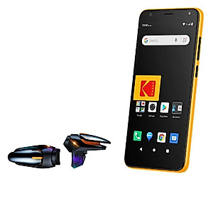 BoxWave Gaming Gear Compatible with Kodak Seren KD50 - Touchscreen QuickTrigger Auto, Trigger Buttons Autofire Gaming Mobile FPS - Jet Black