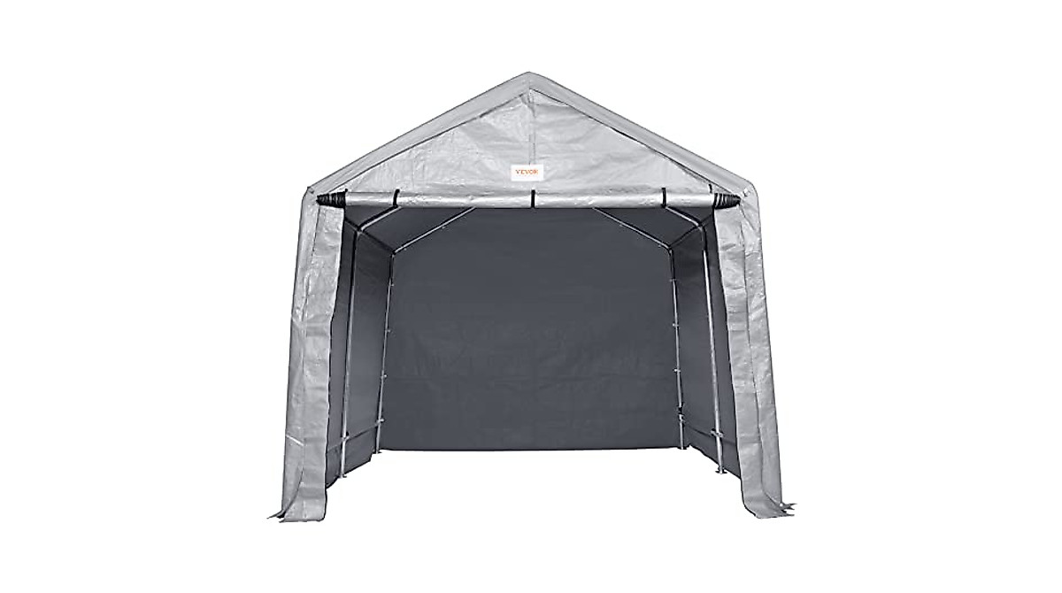VEVOR Portable Outdoor Storage Shed 7x12 ft | Heavy Duty Tent