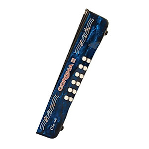 Hohner Corona II Classic Diatonic Accordion - Keys of F/Bb/Eb - Pearl Dark Blue