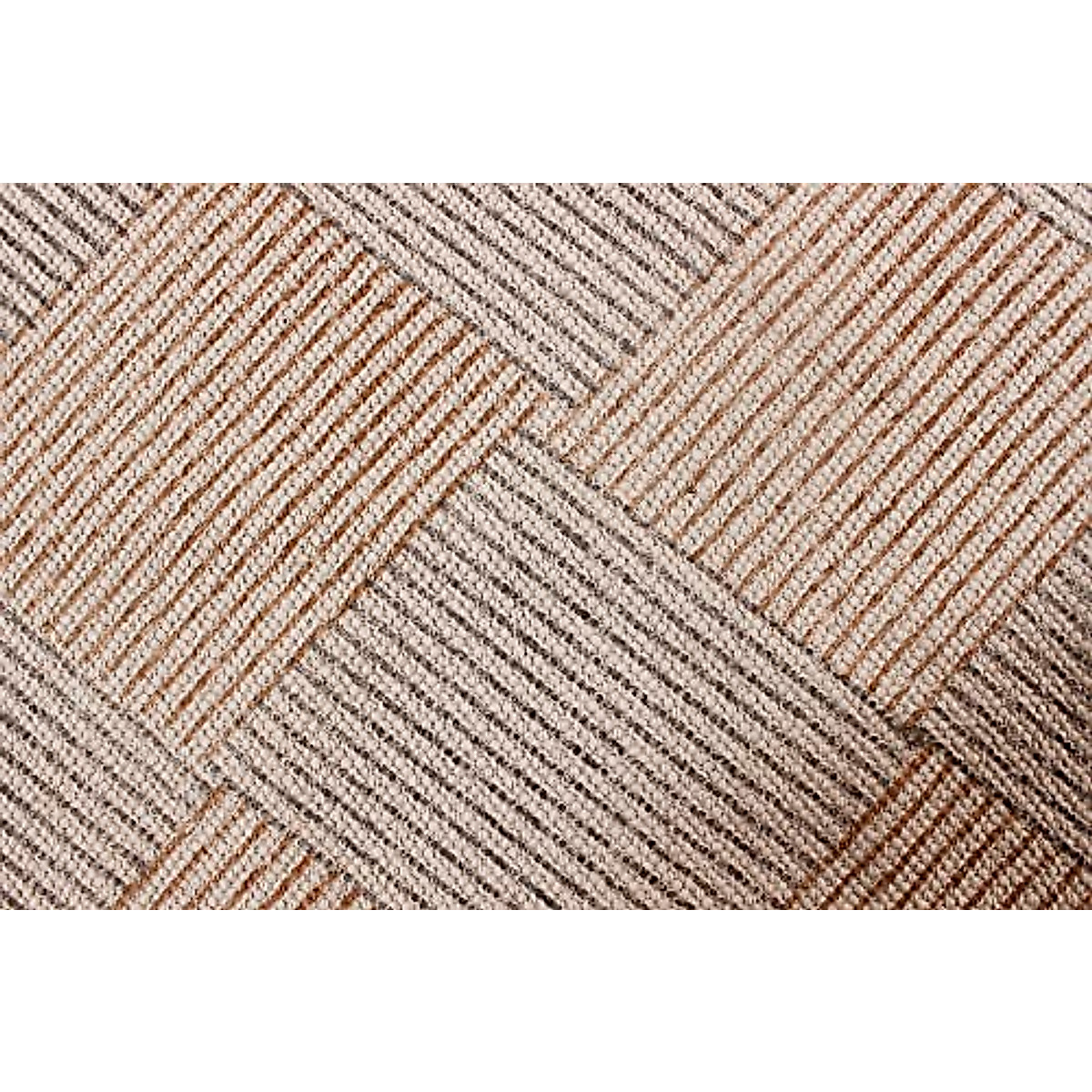 Casavani Handmade Area Rug Hand Block Printed Moroccan Tassels Throw Rug Hand Woven Door Mat Floor Rug Indoor Rugs for Bedroom Bathroom Laundry Room Living Room 6x8 Feet (180x240 cm)