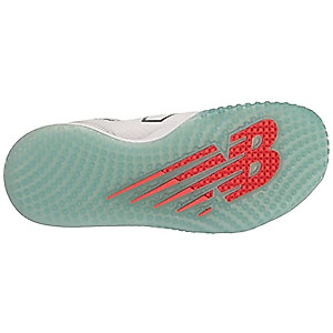 New Balance Men's FuelCell 4040 V6 Turf-Trainer Baseball Shoe, White/Black, 9