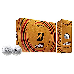BRIDGESTONE 2021 e6 Golf Balls (One Dozen), White