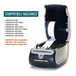 Replacement Spool Assembly/Label Holder/Spindle Part - Compatible with DYMO LabelWriter 550, 450, 400, & 300 Series Label Printers