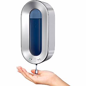 Automatic Soap Dispenser Touchless, Haiaoxonr 700ml wall mounted soap dispenser supports hand soap, dishwashing liquid, etc. for bathroom, kitchen, hotel, office, home and commercial places.