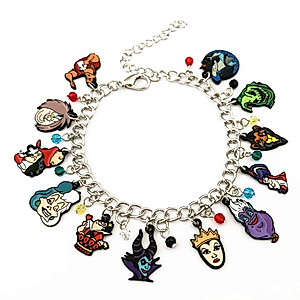 AYJBDGR Universe of Fandoms Anime Cartoons Charm Bracelet Gifts for Women
