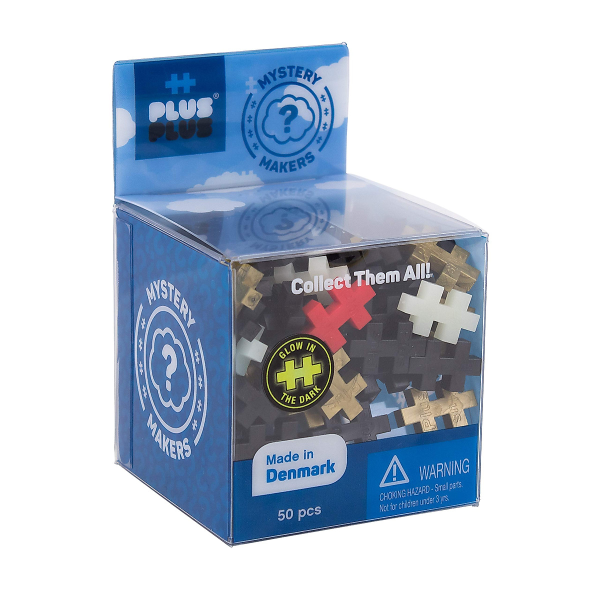 PLUS PLUS – Set of 3 Mystery Makers – Robots, Bundle 1 – Construction Building STEM | STEAM Toy, Interlocking Mini Puzzle Blocks for Kids