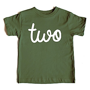 Olive Loves Girls 2nd Birthday Two Shirt for Toddler Girls Second Birthday Outfit Black Shirt 3T