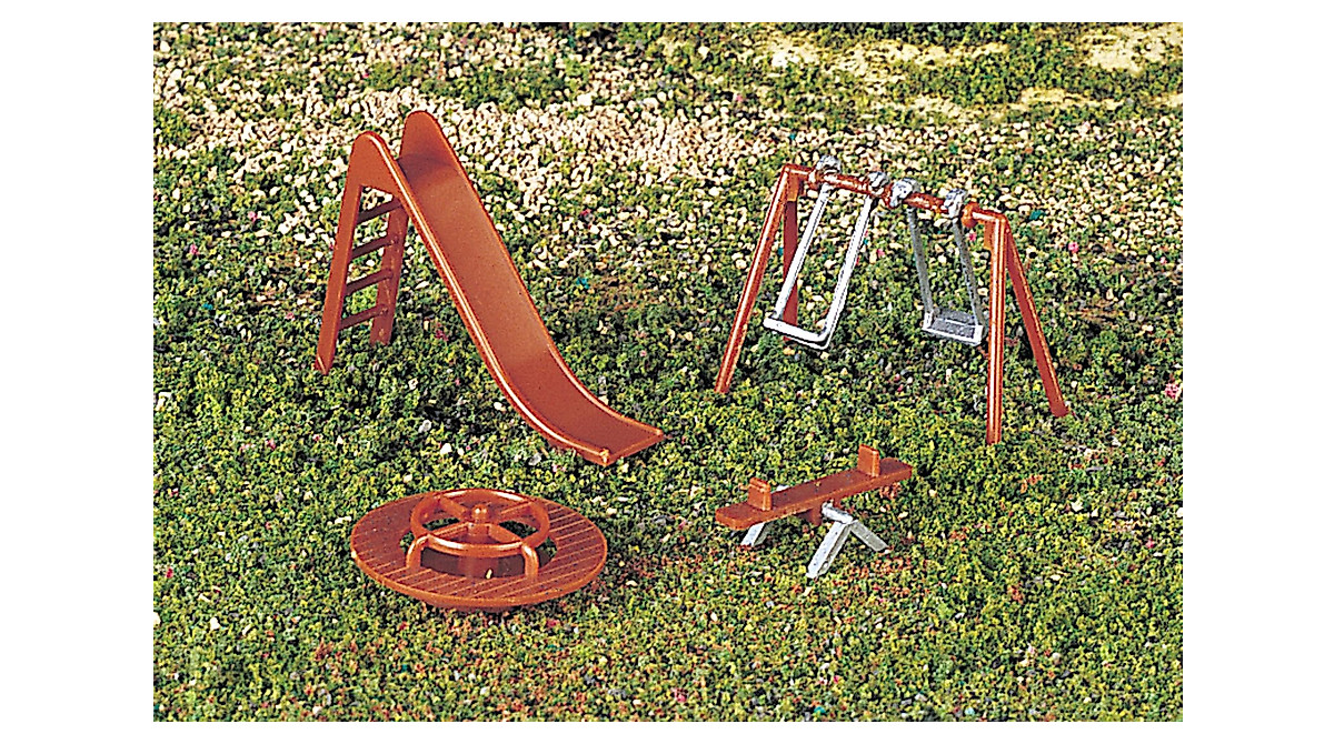 Bachmann Trains HO Scale Playground Accessories for Realistic Scenes