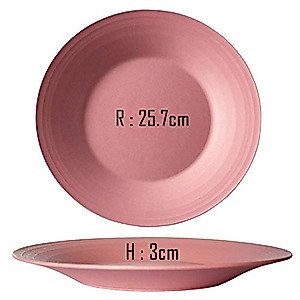 greenandlife Dishwasher & Microwave Safe Wheat Straw Plates,Bowls,Cups Set.