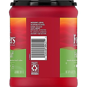 Folgers Half Caff Ground Coffee, Medium Roast, 9.6 Ounce