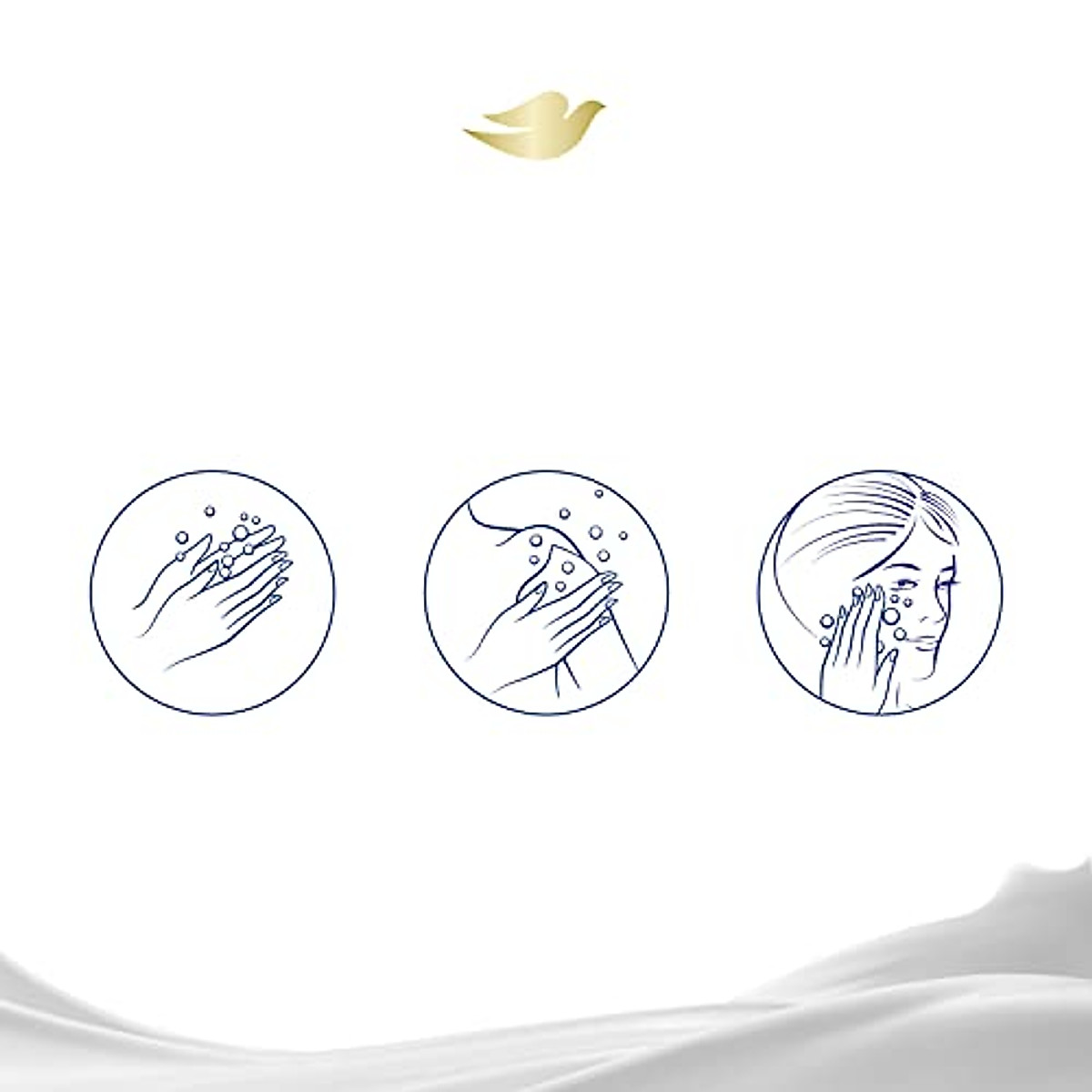 Dove Beauty Bar Gentle Skin Cleanser Moisturizing, 3.17oz, 3 Bars