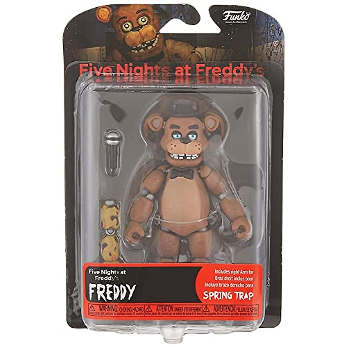 Funko 5" Articulated Action Figure: Five Nights at Freddy's (FNAF) - Freddy Fazbear - Collectible - Gift Idea - Official Merchandise - for Boys, Girls, Kids & Adults - Video Games Fans