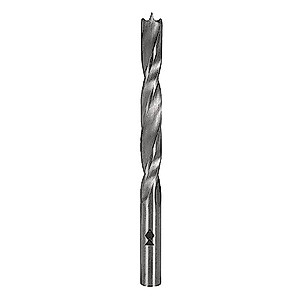 Fisch FSF-321262 High-Speed Steel Double Flute Brad Pt. Drill Bit, 1/2