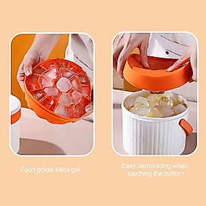 Ice Buckets Household Ice Bucket Ice Mold with Cover Freezing Drinks Cooling Ice Bucket for Wine, Champagne Bottles, Beer Bottles Barware