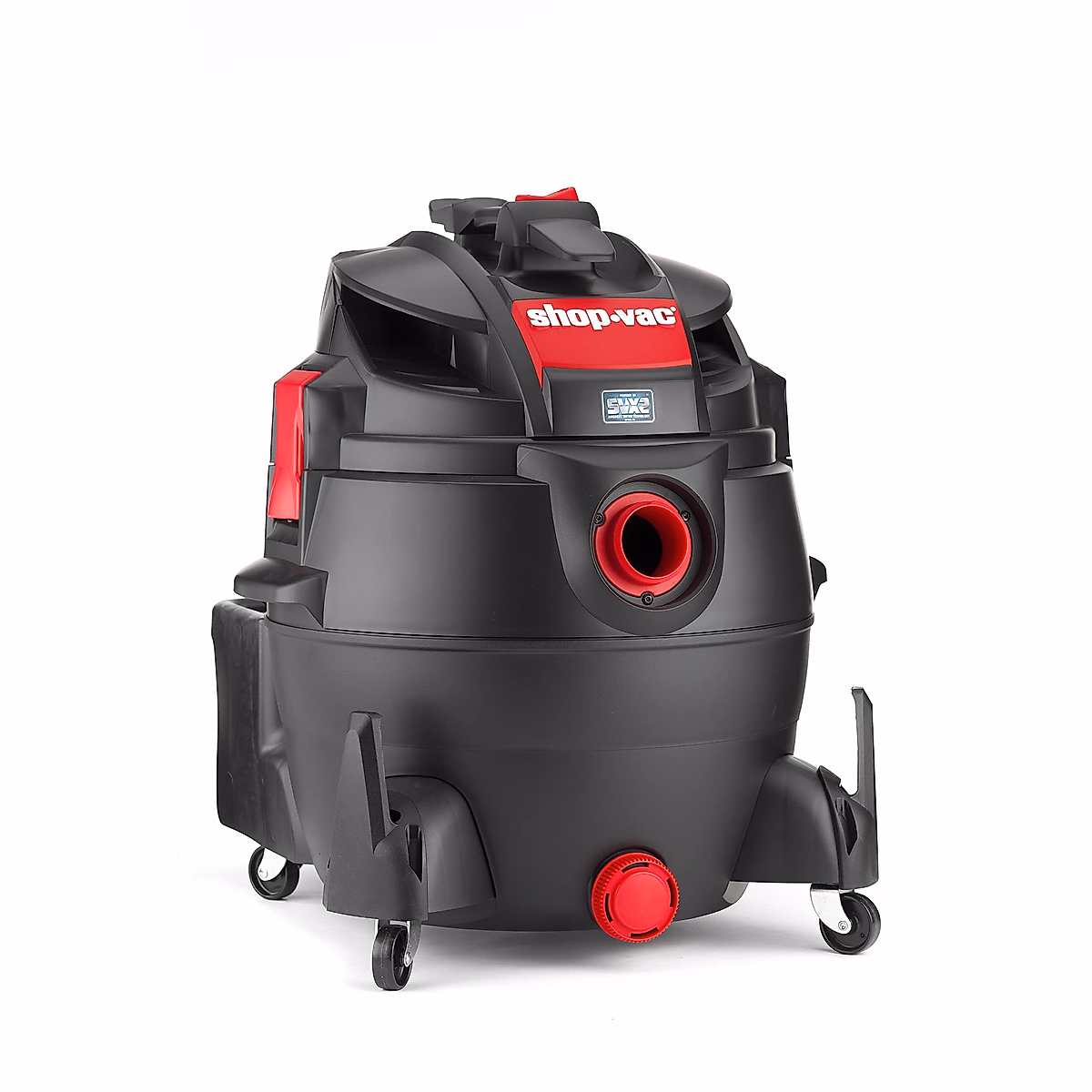 Shop-Vac 5801611 Wet Dry Vac with SVX2 Motor Technology, 16 Gallon, 2-1/2 Inch x 8 Foot Lock-On Hose, 150 CFM, (1-Pack) , Black