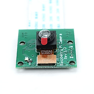 DEVMO 2 Pcs 5 Million Pixels CSI Interface Camera Module with 15cm 6 Inch Flexible Cable Compatible with Raspberry Pi 3, 3B+, 4 and Model A/B/B+