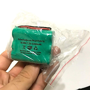 2GIG-BATT1 228844 6MR2000AAY4Z 7.2v 2200mAh Ni-MH Battery Pack for Alarm System 6MR1600AAY4Z Corun GoControl