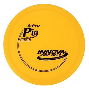 Innova Discs R-Pro Pig Mid-Range – Disc Golf Approach and Mid-Range Disc (Colors Will Vary) (173-175g)