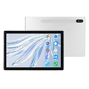10.1 Inch Tablet, 4G Call 2 in 1 Fast Charge Support Tablet PC 12 with 5G WiFi Keyboard for Learn (US Plug)
