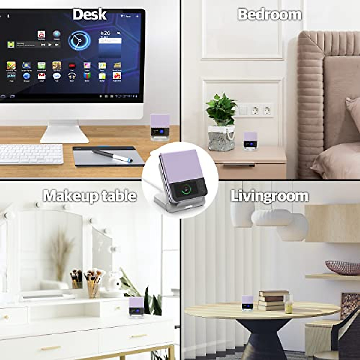 2C2Y for Galaxy Z Flip 4 Wireless Charger Compatible with Samsung Galaxy Z Flip 4, Z Flip 3, Z Flip 2 Qi-Certified 10W Fast Wireless Charging Stand (White)