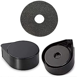 3-Tier Bar Glass Rimmer, Margarita Salter Bar Accessories for Bloody Mary and Gimlets, Black