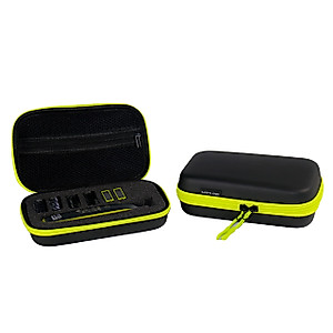 FAIRYLAND Hard Travel Case Travel Protective Case Stylish Storage case replacement for Philips Norelco OneBlade QP2520, QP2530, QP2620, QP2630 +Charger Hybrid Electric Trimmer Shaver