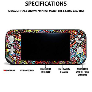 MightySkins Carbon Fiber Skin Compatible with Logitech G Cloud Gaming Handheld - Gangster Life | Protective, Durable Textured Carbon Fiber Finish | Easy to Apply | Made in The USA