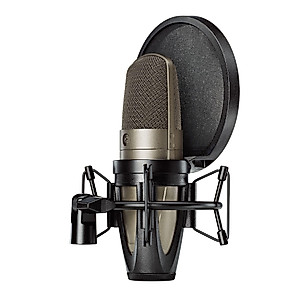 Shure KSM42 Cardioid Condenser Microphone - Large Dual-Diaphragm Side-Address Mic for World Class Vocals, with Prethos Advanced Preamplifier Technology, Ultra-Wide Dynamic Range & Internal Shock Mount