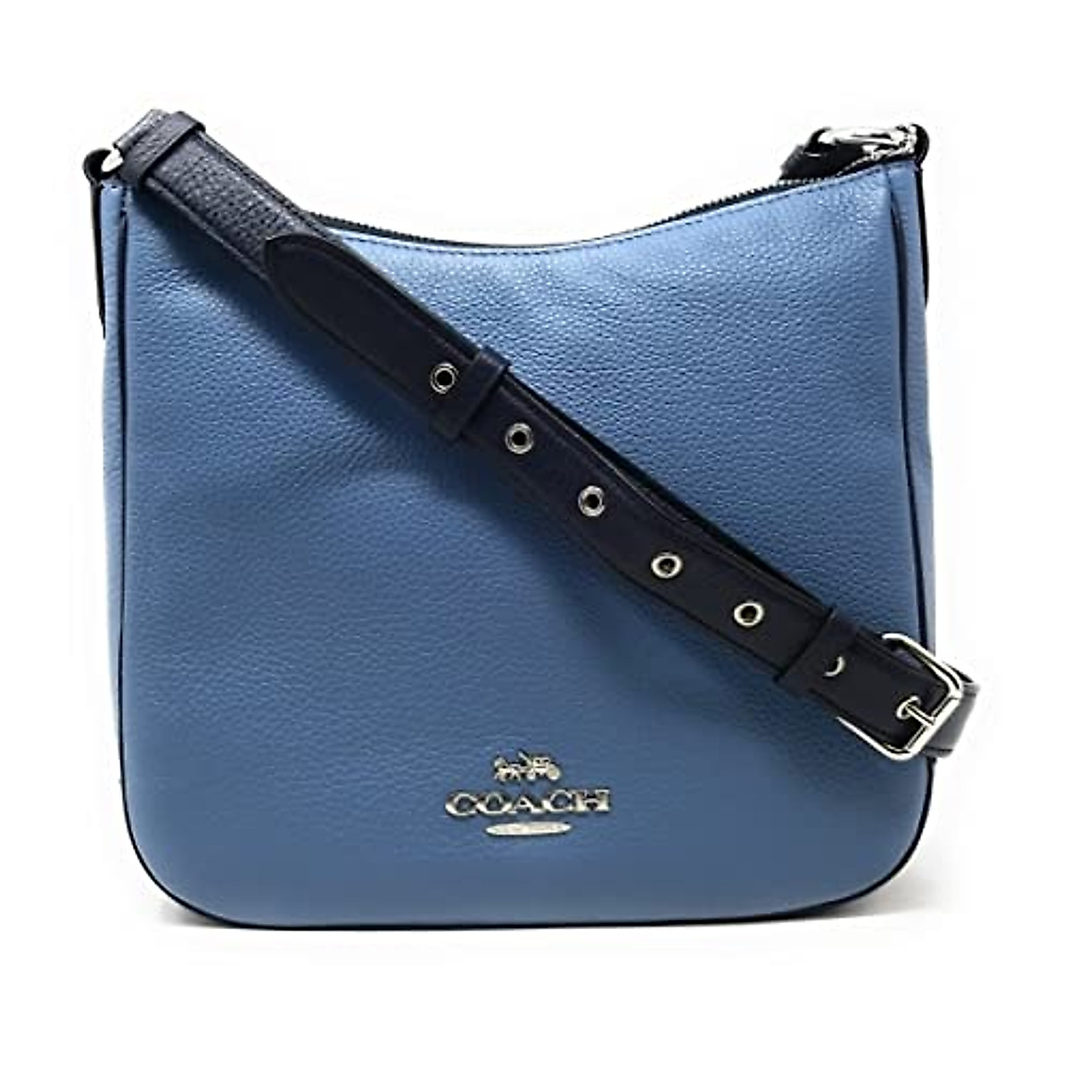 COACH Women's Ellie File Bag (Pebbled Leather - Indigo Multi)