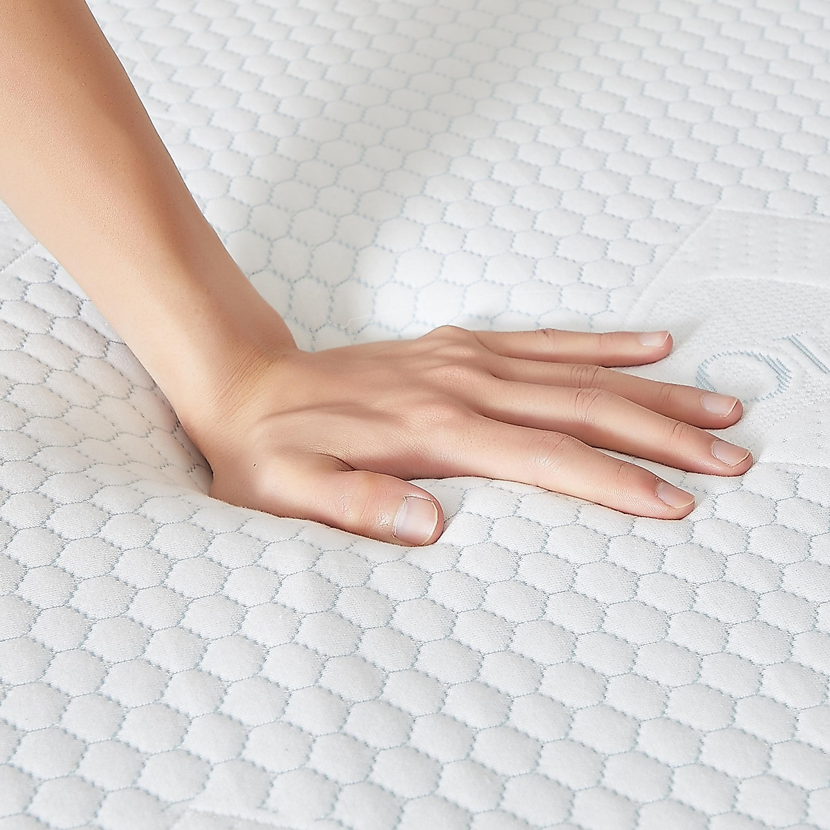 Hbaid Memory Foam Mattress, Medium-Firm Feel, 5 Inch, Twin