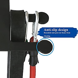 Resistance Band Rack Band Storage Hanger Gym Equipment Organizer Pull Up Bands Rack Resistance Bands Rack Jump Ropes Rack Storage Rack for Home Gym