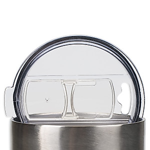 Elanze Designs The Captain Black Anchor 30 ounce Stainless Steel Travel Tumbler Mug