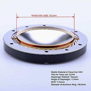 SPATHIPHYLLUM Replacement Diaphragm for Altec 288, 291, 299 and 299-AT Horn Driver