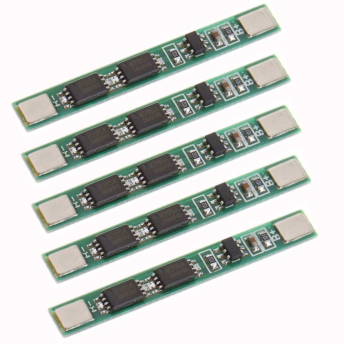 ANMBEST 5PCS 1S 3.7V 4A 18650 Charger PCB BMS Protection Board for Li-ion Lithium Battery Cell