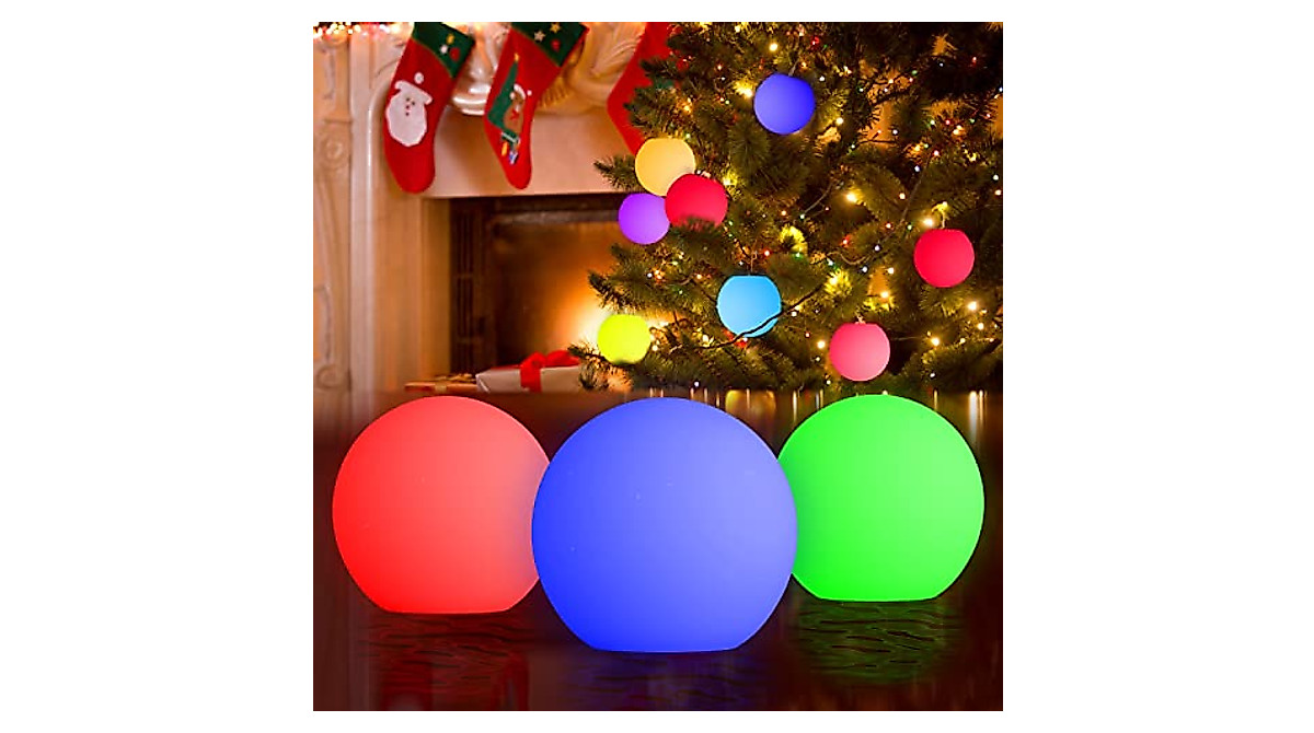 MoKo Floating Pool Lights: 16-Color Waterproof LED Ball Lights