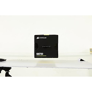 Corsair MM700 RGB Extended 3XL Cloth Gaming Mouse Pad/Desk Mat - Massive 1,220mm x 610mm (48” x 24”) Cloth Surface, 360° Three-Zone RGB Lighting, Two USB Ports - Black