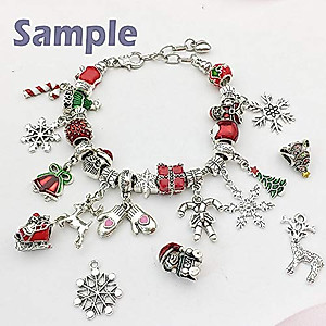 100 pcs Clasp Bail Beads Charms ,Bail Tube Beads, Loose Spacer Bead ,Bead Hanger Charm for Jewelry Making DIY Necklace Bracelet (M611)