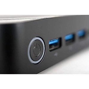 ECS Elitegroup Liva Z Windows 10 Pro Mini PC Computer Intel Celeron N3350 Dual-core, 4GB DDR3L/64GB eMMC, Type C Port, 4K@60Hz HDMI+mDP, Dual LAN, WiFi 5, Dual Displays, Black