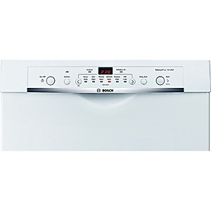 Bosch SHE3AR72UC Ascenta 24" White Full Console Dishwasher - Energy Star