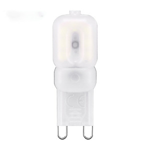 G9 LED Light Bulbs 10 Pack G9 Base 3 Watts Cool White 110V Dimmable Frosted Lens Light Lamps for Indoor Chandelier Ceiling,Equivalent to 25W Halogen