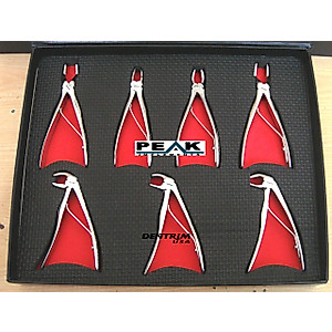 Dentrim Pedo Extracting Forceps - Children Forceps, Orthodontic Pliers, Dental Extracting Surgery Instrument (Set of 7)