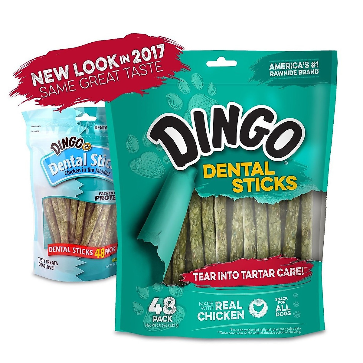Dingo Dental Sticks for Tartar Control, 192-Count