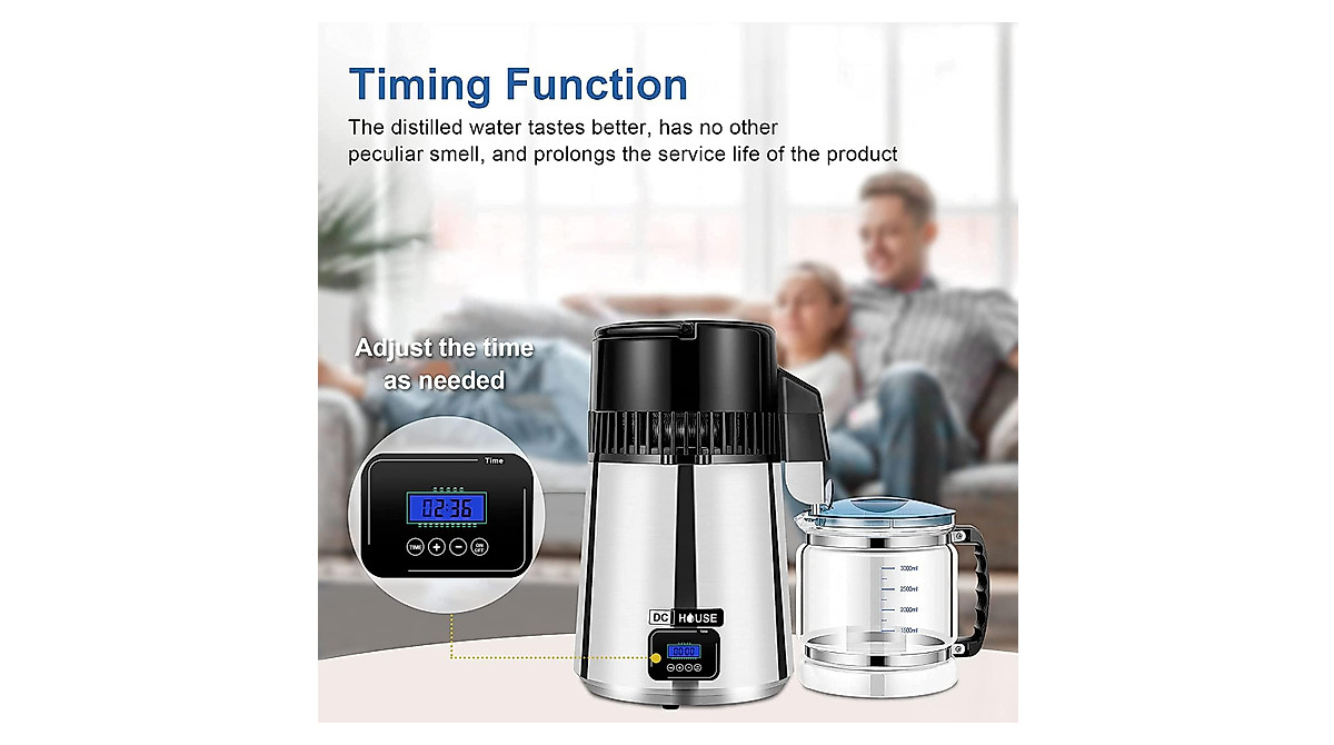 ECO-WORTHY 1 Gallon Water Distiller - Pure & Affordable Water