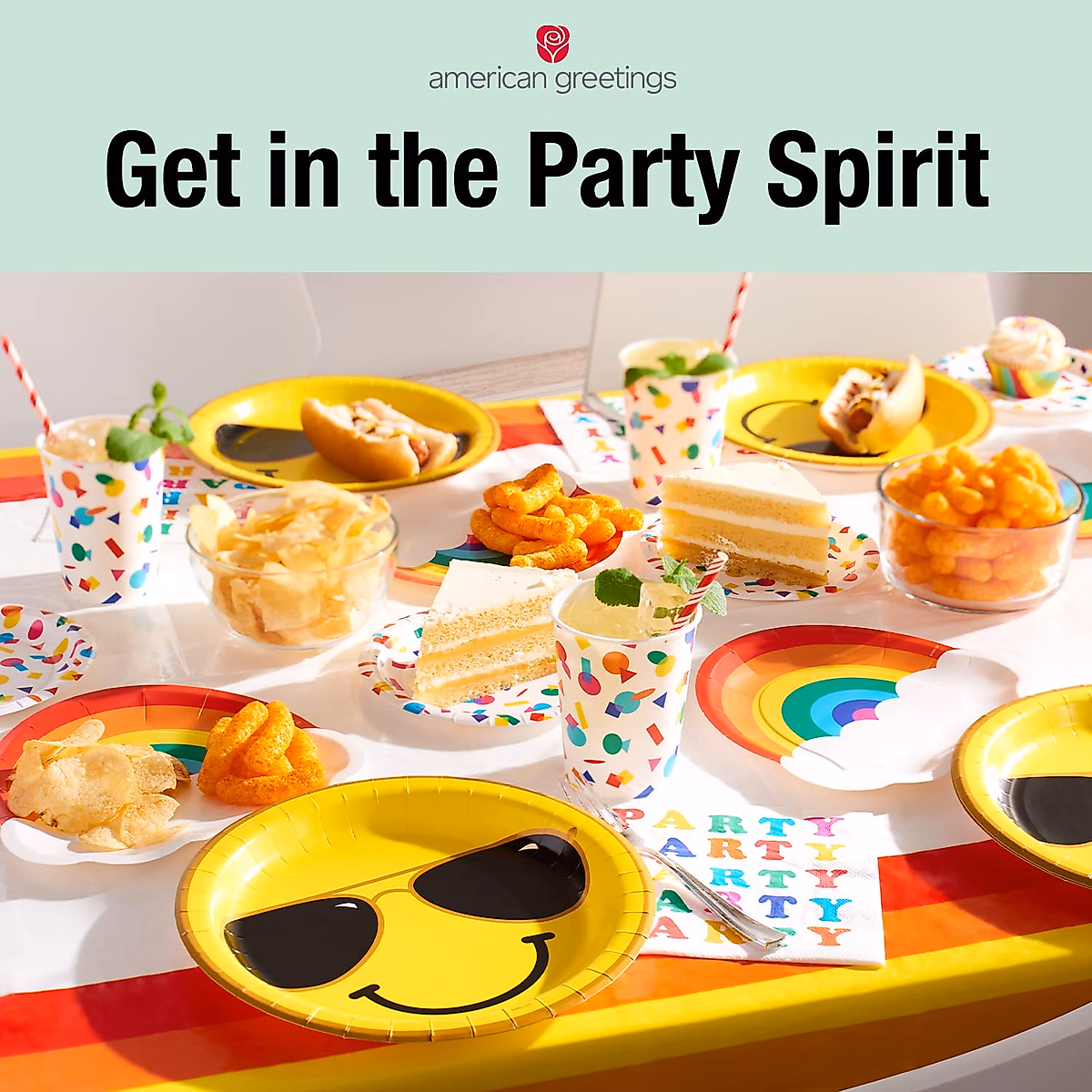 American Greetings Unicorn Party Supplies, Paper Lunch Napkins (80-Count)