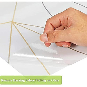 XENITE Window Privacy Film New Window Privacy Film Stained Glass Vinyl Self Adhesive Window Cling Static Cling Frosted Heat Insulation Window Sticker for Home one Way Window Film Window (Color : 60 X