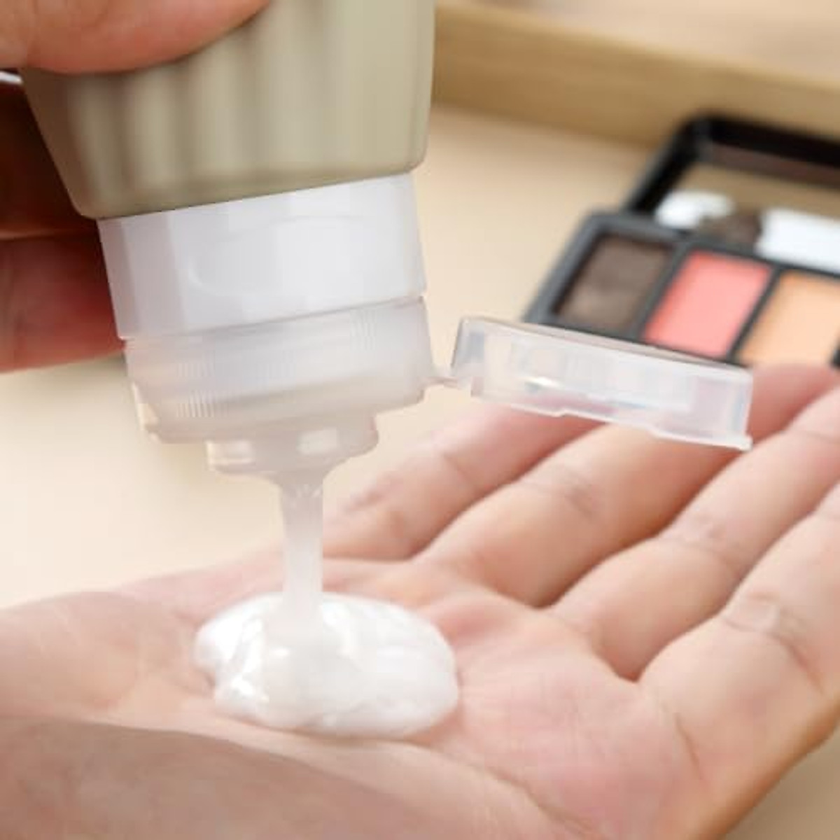 Mrsdry Travel Bottles for Toiletries, TSA Approved, Silicone Travel Bottles, BPA Free, 3oz Leak Proof Travel Size Bottles, Travel Accessories for Shampoo Body Wash Lotion Soap Liquids (4 Pack)