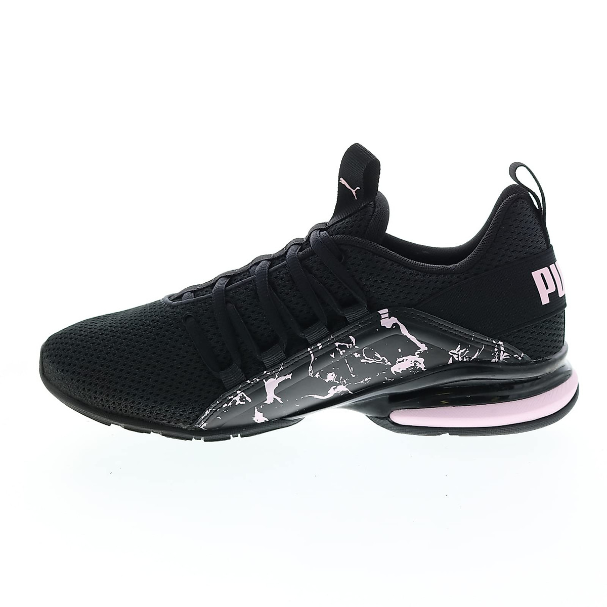 PUMA Axelion Marble Athletic Sneaker Womens Running 75 BM US Blackpink
